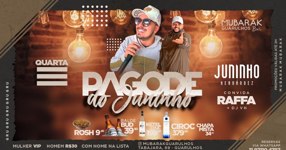 Mubarak Gru: PAGODE DO JUNINHO - Lista da PAGODE DO RAFFA